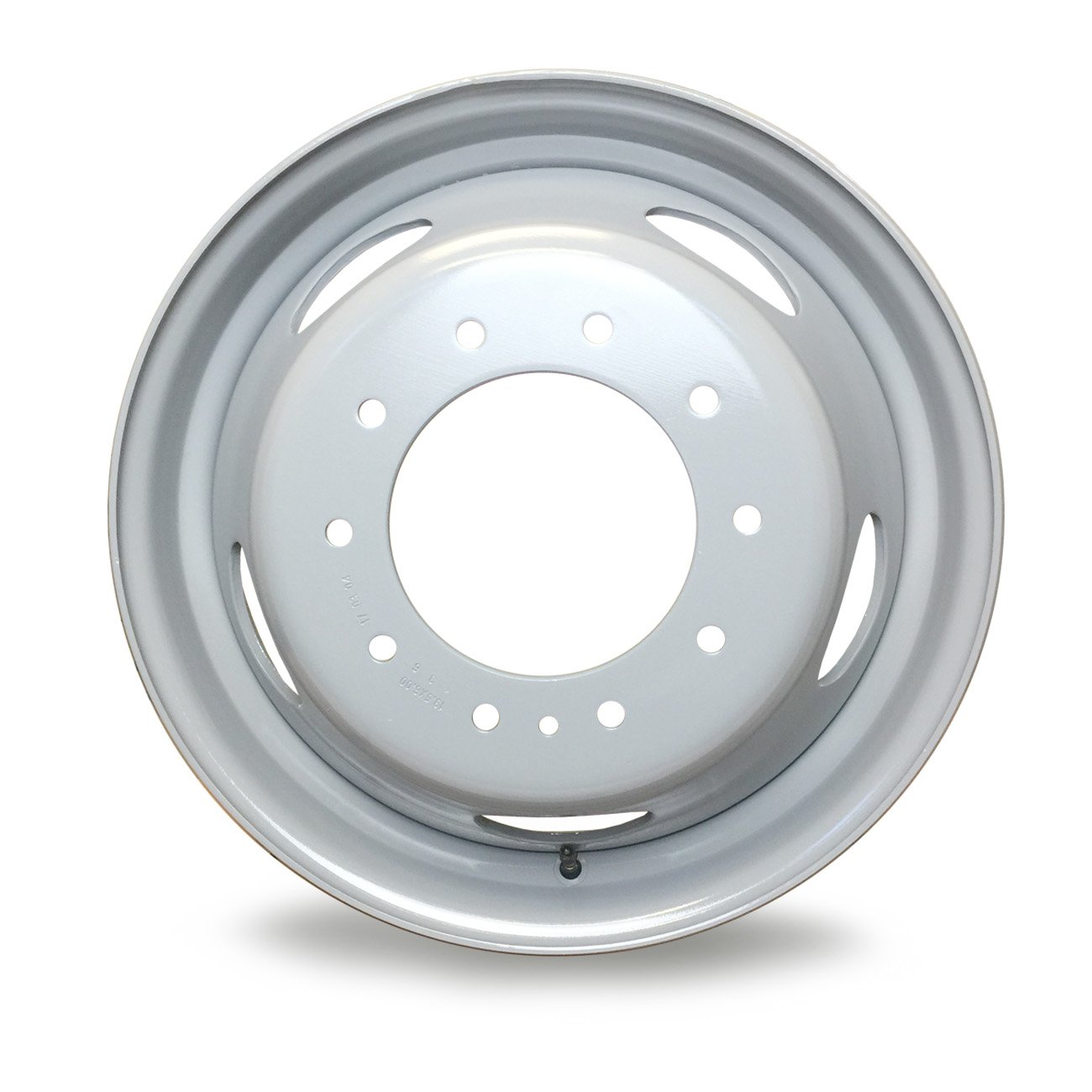 New Single 19.5" 19.5x6 10 Lug Steel Wheel for Ford F450SD F550SD 2005-2023 Super Duty Dually Gray OEM Design Replacement Rim