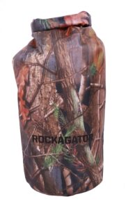 rockagator waterproof dry bags 100% water proof dry bag with detachable shoulder strap | can be submersed in water and will keep your gear dry on the river, lake, raft, kayak (10l, 20l, 30l, 50l)