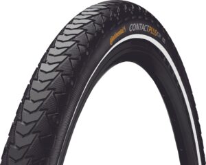 continental contact plus etrto (42-635) 28 x 1 1/2 reflex bike tires, black