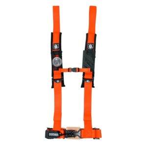 pro armor a114220or orange 4-point harness 2" straps