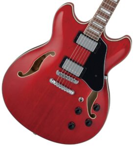 ibanez artcore as73 transparent cherry red