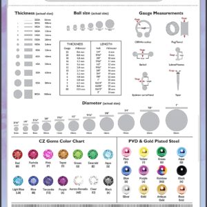 Dynamique 14g, 16g, 18g Ball 316L Surgical Stainless Steel Internally Threaded Labret/Monroe Stud