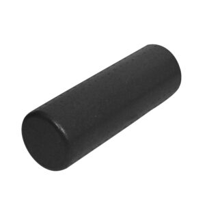 fit1st (fit1a) high density molded foam roller - full round, black, 18 in