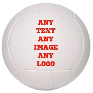 personalized custom photo regulation full size volleyball - any image - any text - any logo