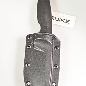 RUIKE RKEF118B Jager F118 Fixed Blade Knife, Black