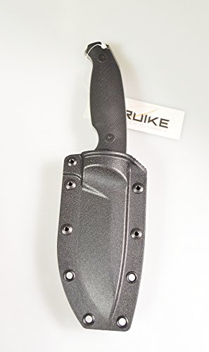 RUIKE RKEF118B Jager F118 Fixed Blade Knife, Black