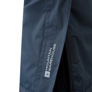 Mountain Warehouse Kids Winter Snow Pants, Reinforced Knees -Boys & Girls Ski Salopette Dark Blue 7-8 Years