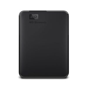 wd 1tb elements portable external hard drive for windows, usb 3.2 gen 1/usb 3.0 for pc & mac, plug and play ready - wdbuzg0010bbk-wesn