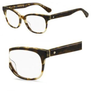 kate spade carolanne eyeglasses - 0wr9 brown havana/demo - 51mm