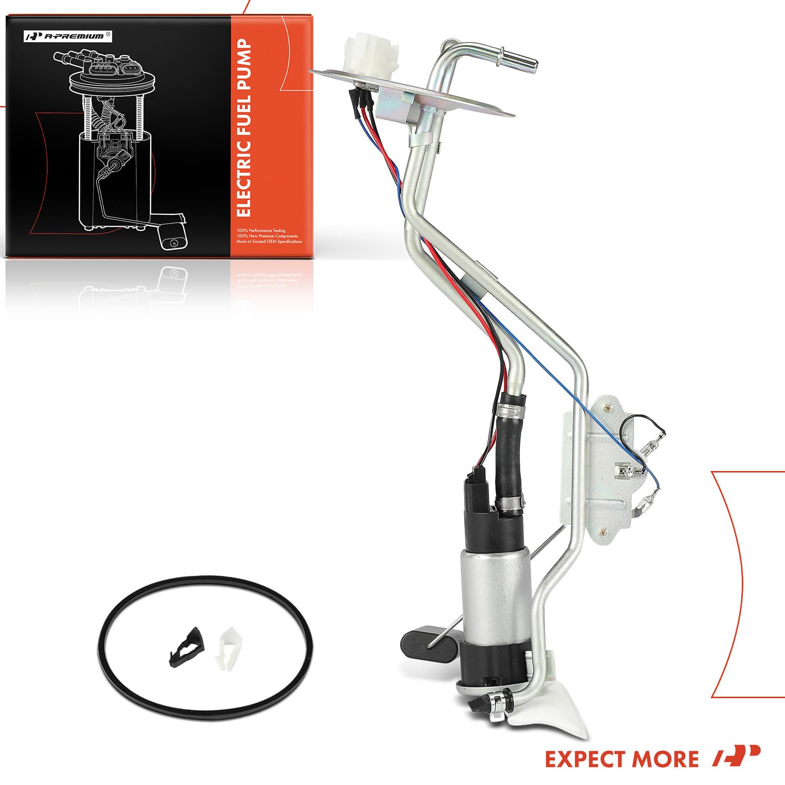 A-Premium Electric Fuel Pump Assembly with Sending Unit Compatible with Ford Ranger 1989-1997 & Mazda 1994-1997, 2.3L 2.9L 3.0L 4.0L, Gas, Standard Cab Pickup, Replace# F57Z9H307E