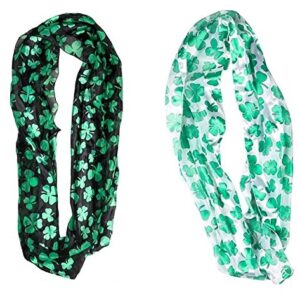 St Patrick Irish Infinity Scarves Scarfs - 2 pack