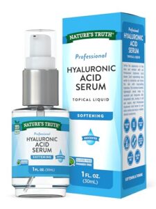 nature's truth hyaluronic acid serum for skin | 1 fl oz | topical liquid