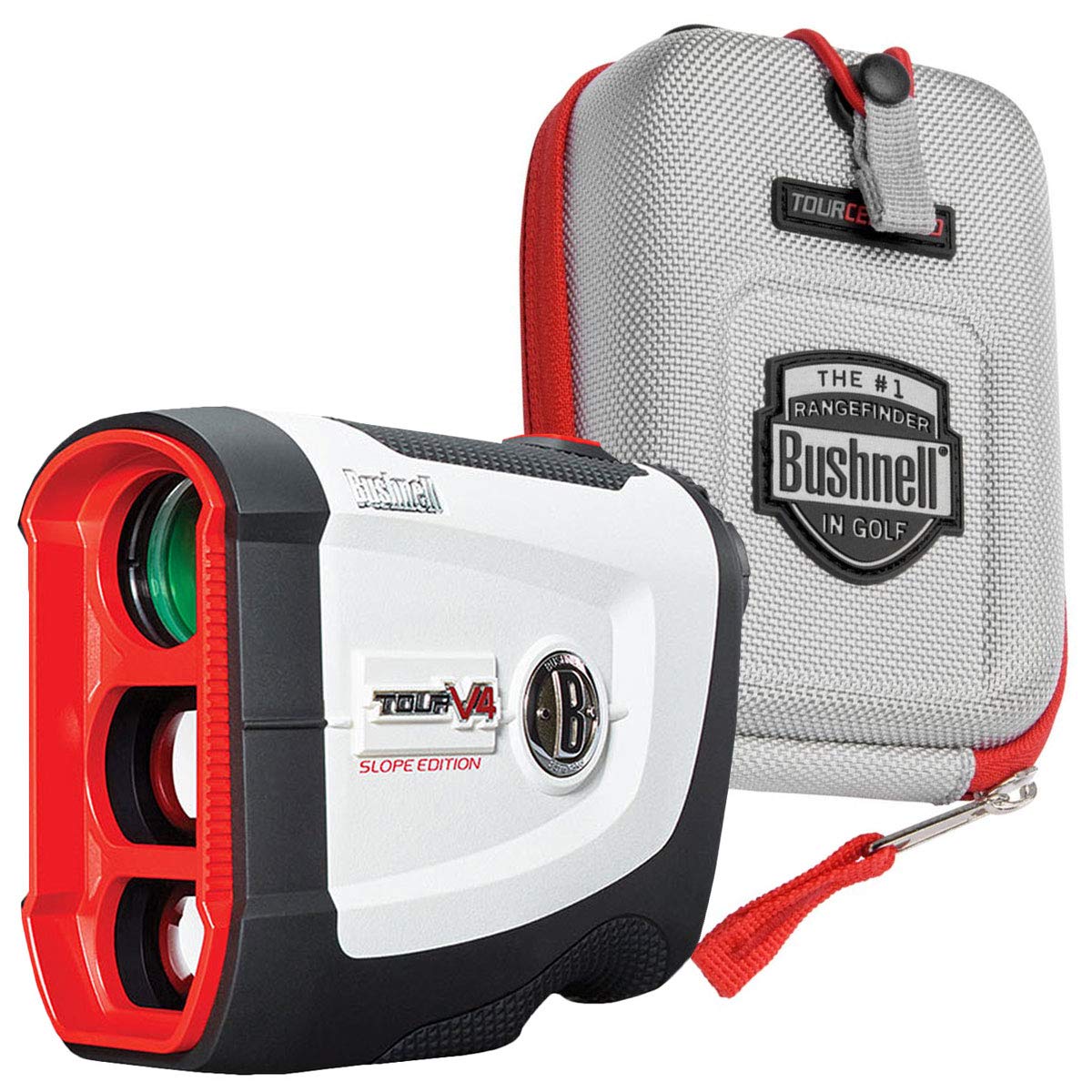 Bushnell Tour V4 Shift Golf Laser Rangefinder, White, Regular