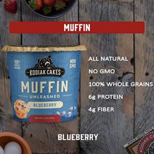 Kodiak Cakes Minute Muffins, Mountain Blueberry, 2.29 Ounce (Packaging May Vary)