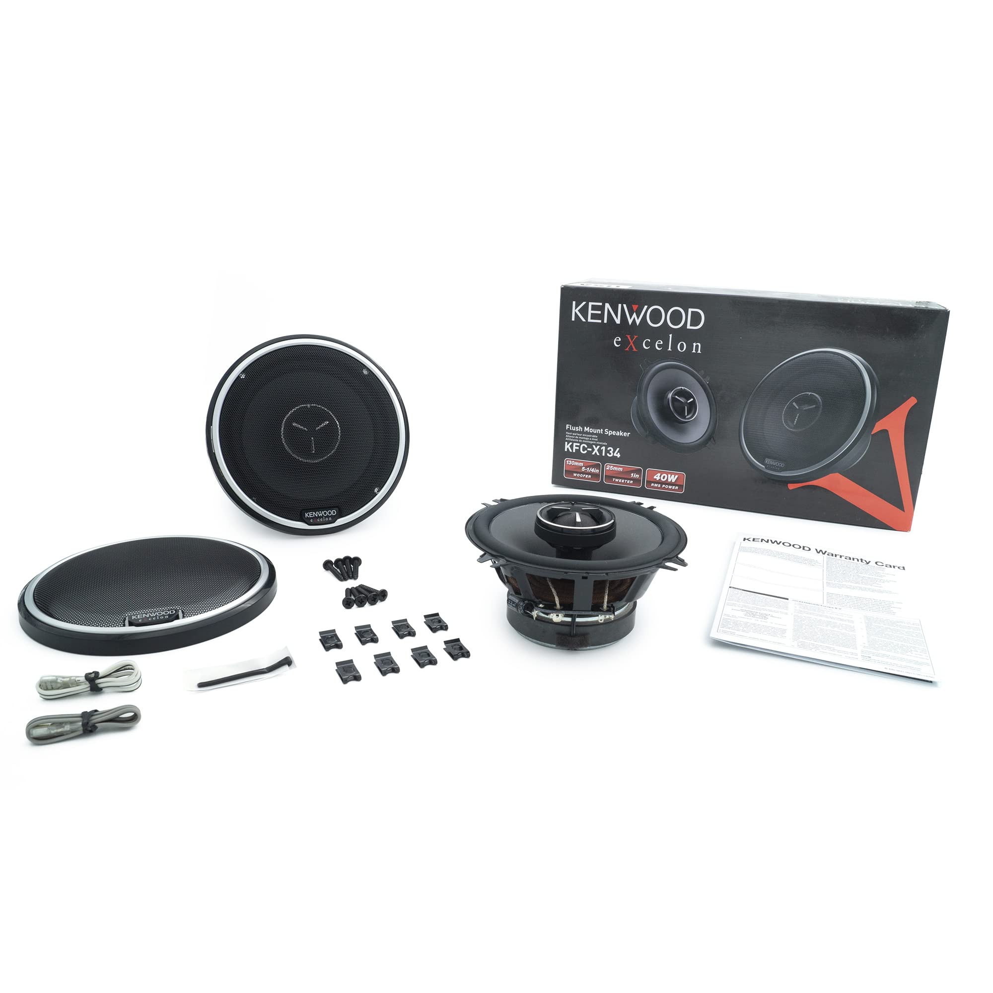 Kenwood Excelon KFC-X134 5-1/4 2-Way Car Stereo Speakers