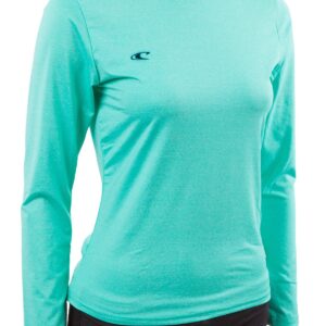 O'Neill Women's 24/7 Hybrid Long Sleeve Sun Tee 2XLT Seaglass (4676IL)