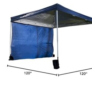 World Famous Sports Sun Canopy, 10'x10', Blue