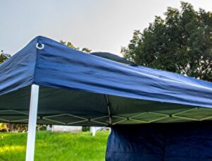 World Famous Sports Sun Canopy, 10'x10', Blue