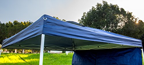 World Famous Sports Sun Canopy, 10'x10', Blue