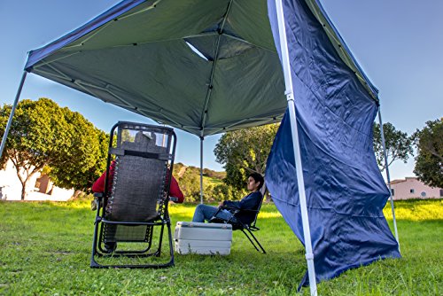 World Famous Sports Sun Canopy, 10'x10', Blue