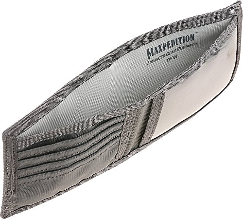 MAXPEDITION BFW Bi Fold Wallet, Black, 9x0.125x4