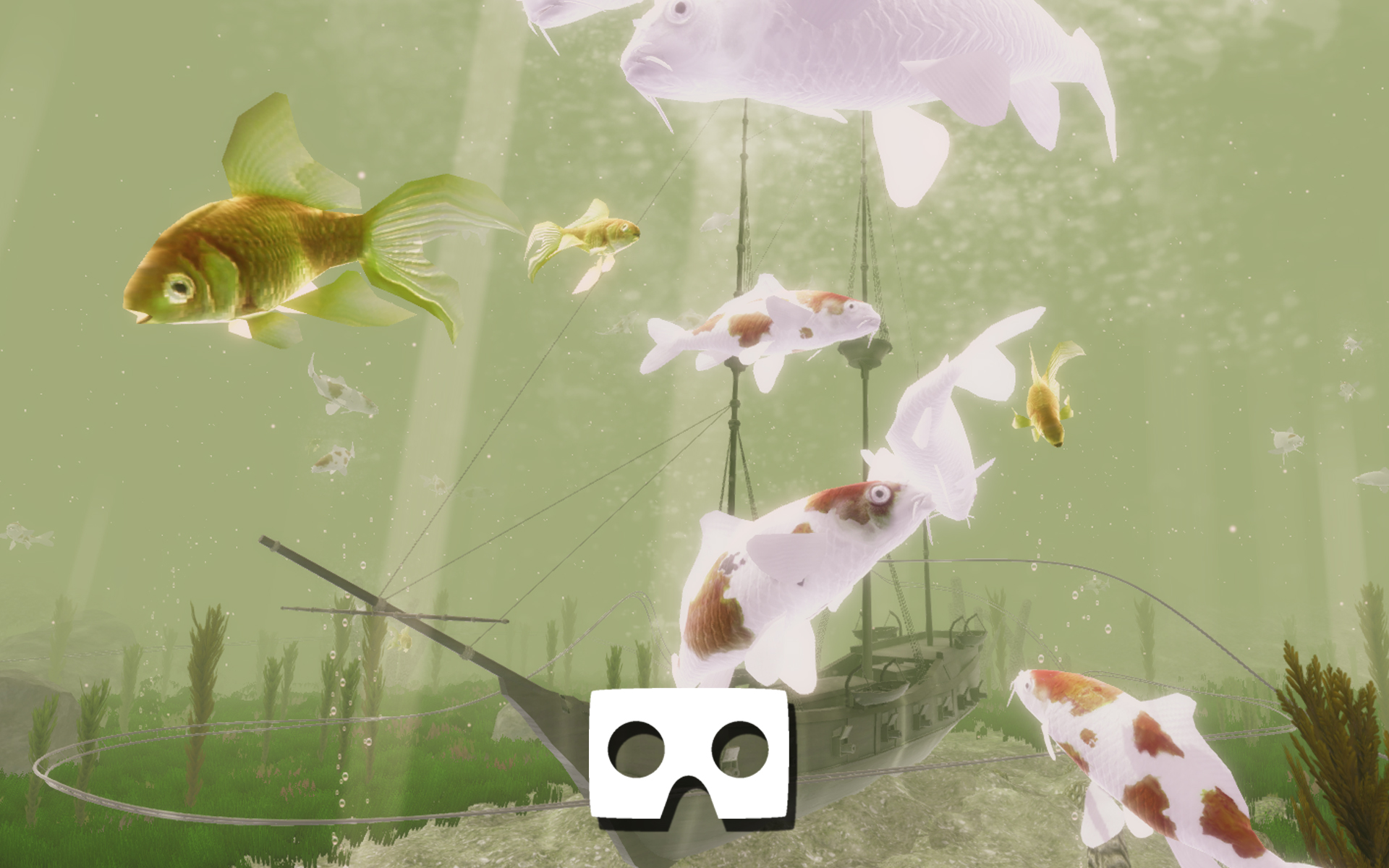 VR Goldfish and KOI Aquarium (Google Cardboard)