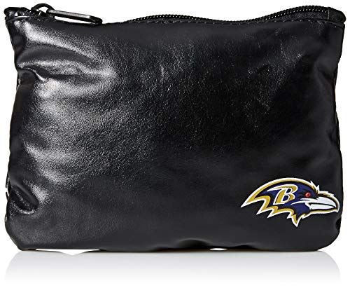 FOCO Baltimore Ravens Exclusive Team Logo Flats With Clutch Extra Large