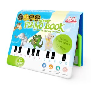 best learning my first piano book - educational musical toy for toddlers kids ages 3-5 years - ideal 3, 4 year old boy or girl birthday gift present