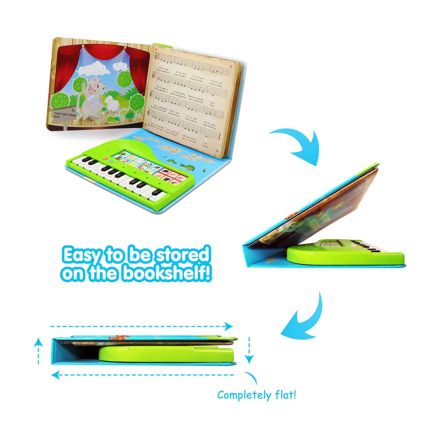 BEST LEARNING My First Piano Book - Educational Musical Toy for Toddlers Kids Ages 3-5 Years - Ideal 3, 4 Year Old Boy or Girl Birthday Gift Present