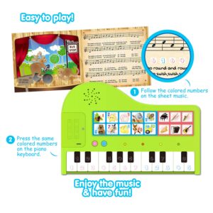 BEST LEARNING My First Piano Book - Educational Musical Toy for Toddlers Kids Ages 3-5 Years - Ideal 3, 4 Year Old Boy or Girl Birthday Gift Present