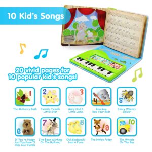 BEST LEARNING My First Piano Book - Educational Musical Toy for Toddlers Kids Ages 3-5 Years - Ideal 3, 4 Year Old Boy or Girl Birthday Gift Present