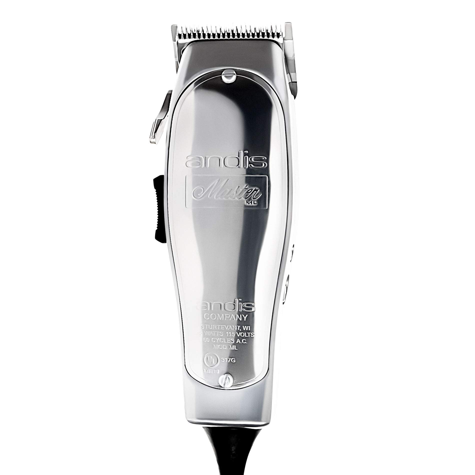 Andis Master Hair Adjustable Blade Clipper, with a Andis Master Dual Magnet 5-Comb Set with a BeauWis Blade Brush