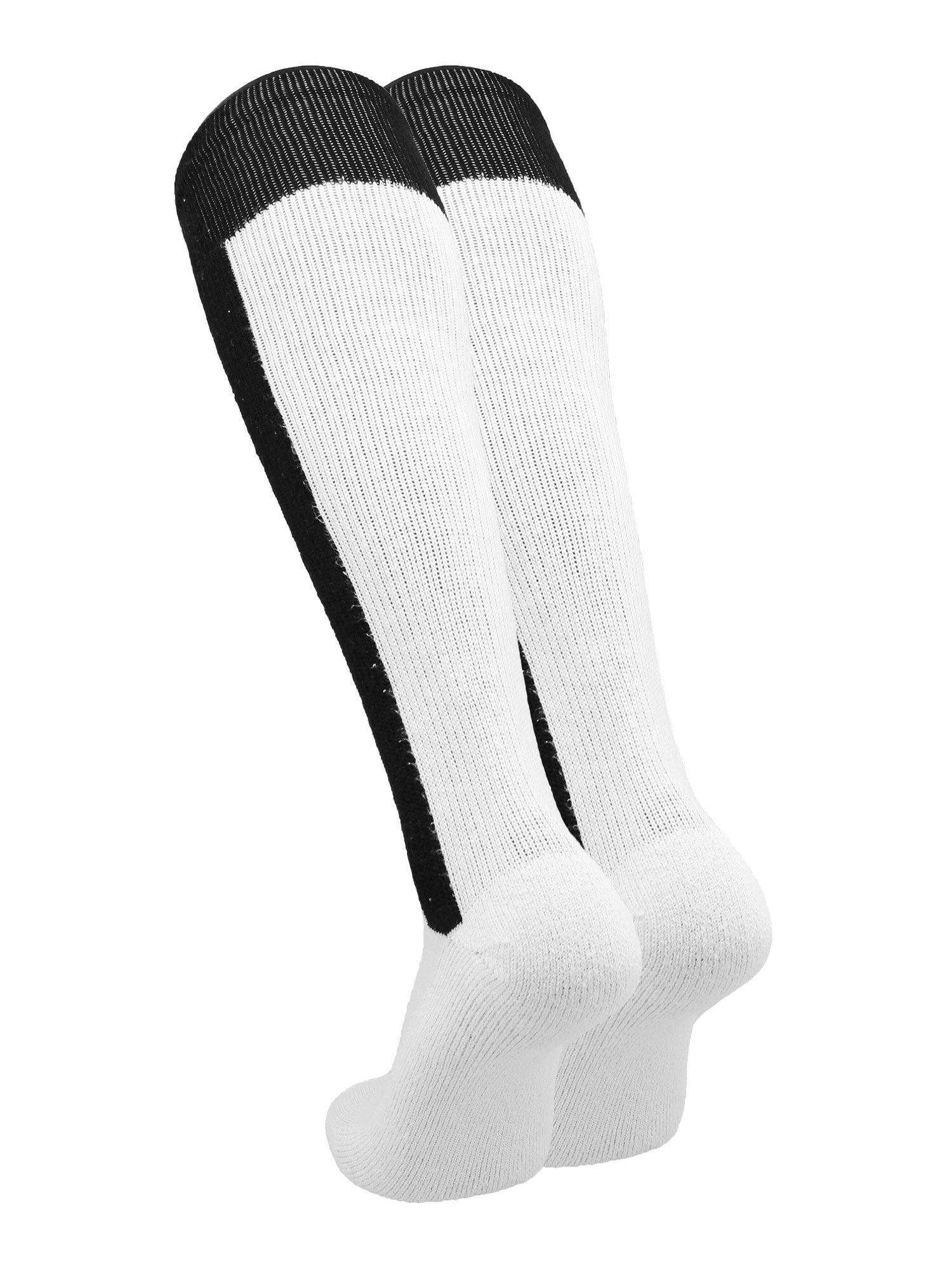 TCK 2-n-1 Premium Baseball Stirrup Socks (Black, Small)