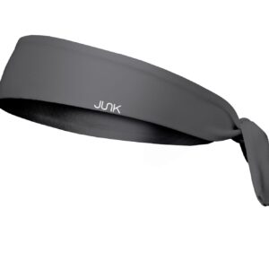 JUNK Brands London Fog Flex Tie Headband Grey