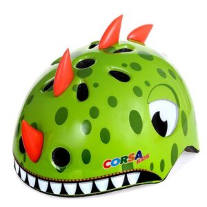 kids toddler bike helmet, adjustable and multi-sport for child boys and girls, 2 sizes (dinosaur, small)