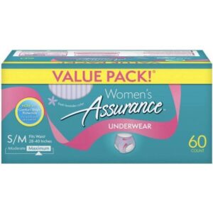 for women maximum absorbency protective underwear, small/medium, 60 ct (60 count) f