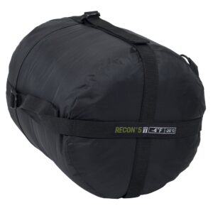 Recon 5 Sleeping Bag - Rated -4°F / -20°C (Black)