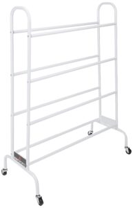 bsn sports 16 ball cart wide base (16 balls), white