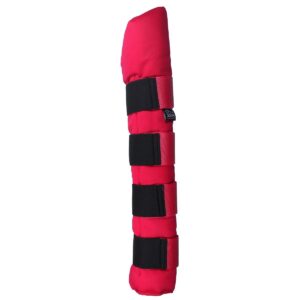 shires equestrian arma padded tail guard (pink)