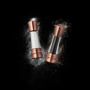 Cole & Mason Gourmet Precision Derwent Salt and Pepper Mill Gift Set, Stainless Steel, Copper, 190 mm