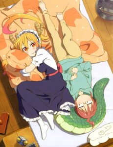 12" x 15" kobayashi-san chi no maid dragon - miss kobayashi's dragon maid anime poster