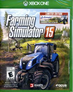 farming simulator 15 - limited edition w/ bonus dlc lamborghini nitro 120 tractor