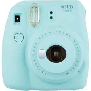 fujifilm instax mini 9 instant camera - ice blue, 2.7x4.7x4.6 (instax mini 9 - ice blue)