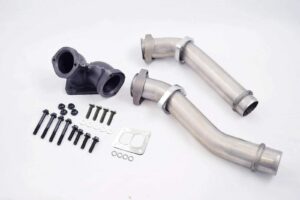 rdp turbocharger up pipe kit compatible with 1994-1997 ford 7.3l powerstroke diesel