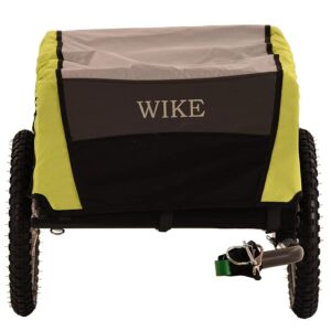 Wike City Cargo Bicycle Trailer - Black/Lime