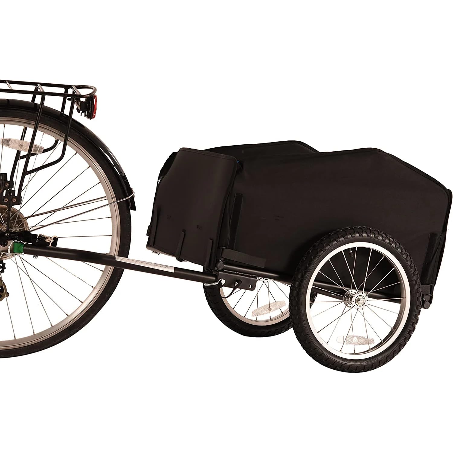 Wike City Cargo Bicycle Trailer - Black/Lime