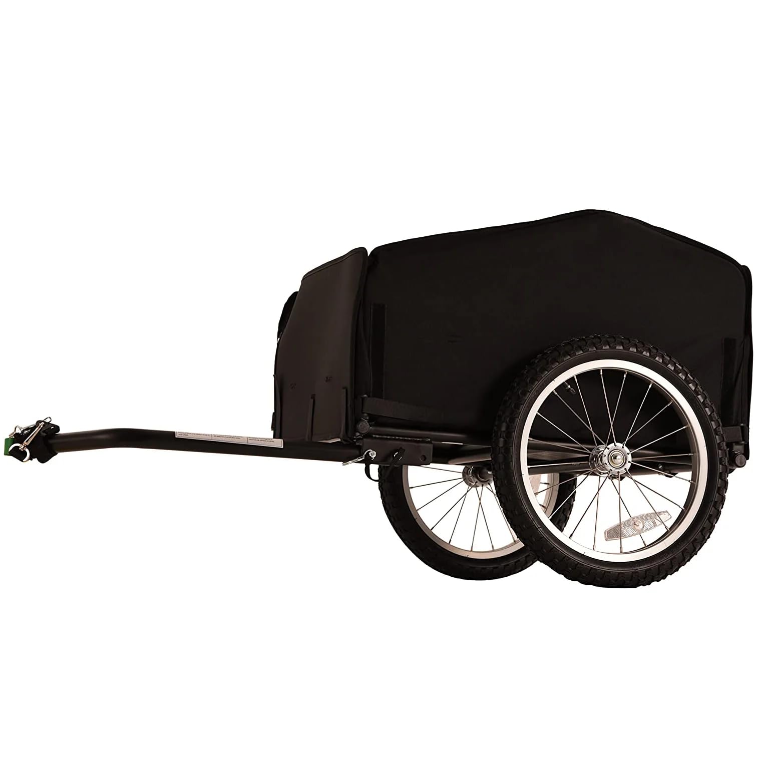 Wike City Cargo Bicycle Trailer - Black/Lime