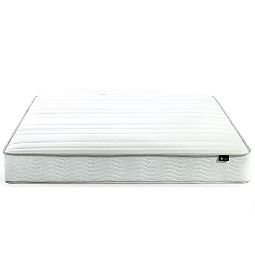 ZINUS 8 Inch Foam and Spring Mattress, Full, CertiPUR-US Certified Foams, Mattress in A Box, White