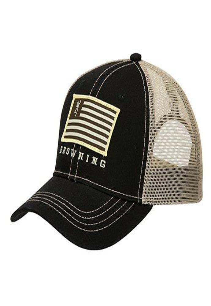 Browning 308017991 Patriot Cap, Black/Tan