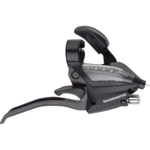 shimano ef500 7-speed right brake/shift lever, black, model: 586259